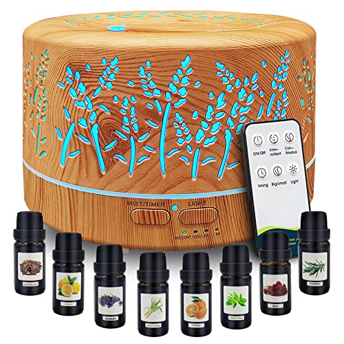 Diffusers for Essential Oils Large Room 600ml,Essential Oil Diffusers ...