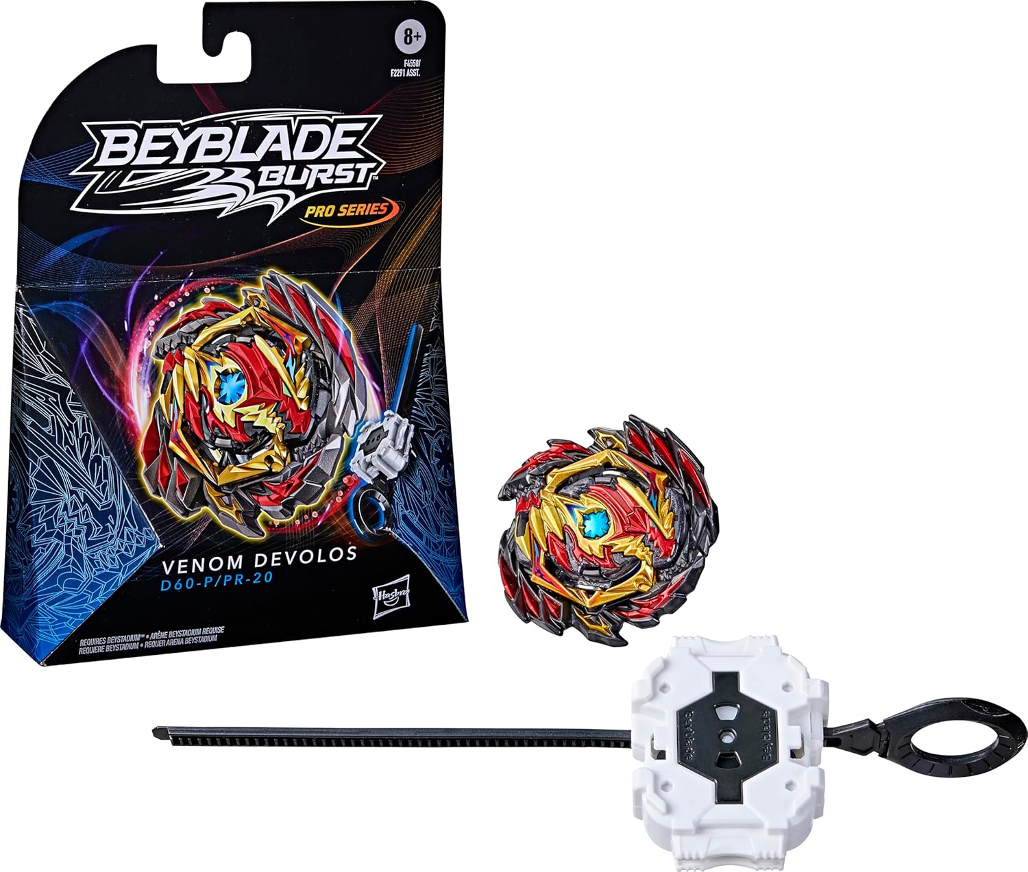 BEYBLADE Burst Pro Series Venom Devolos Spinning Top Starter Pack ...