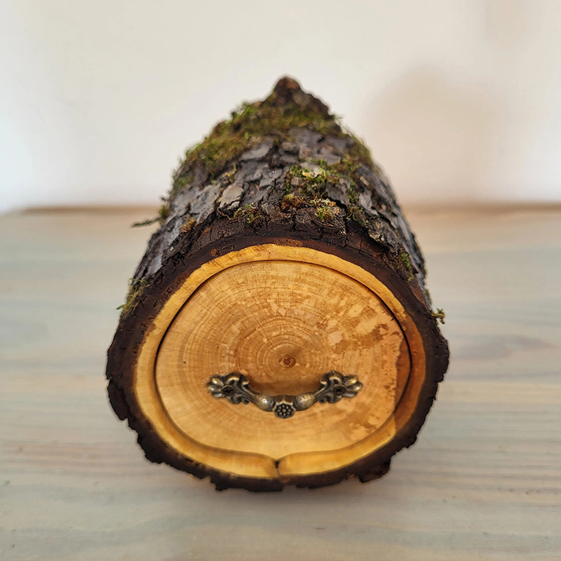 Pear Log Keepsake Box