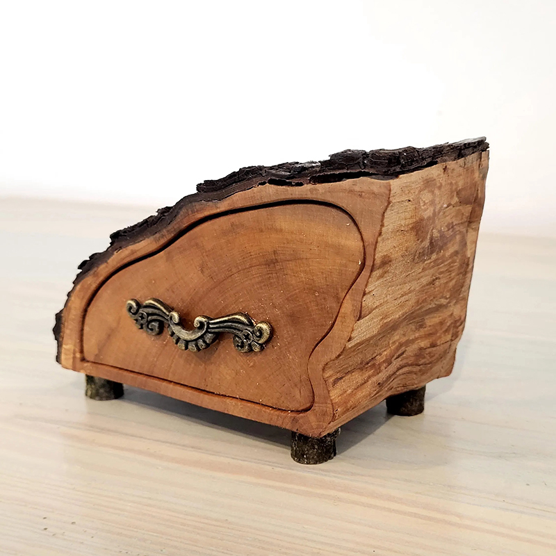 Rustic Log Box