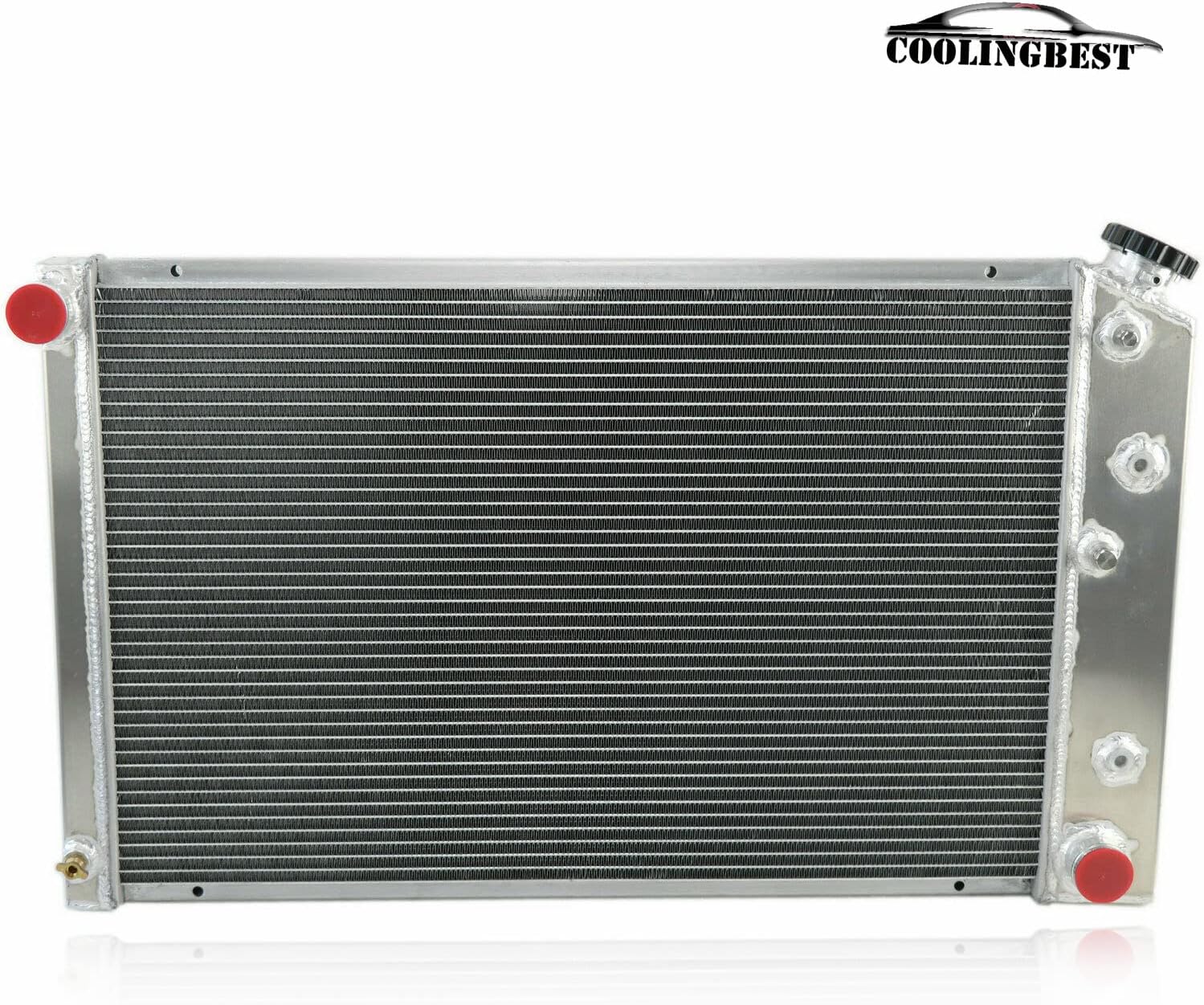 COOLINGBEST 3 Row Aluminum Radiator for 1977-87 Chevy Nova C/K/G/P 10 ...