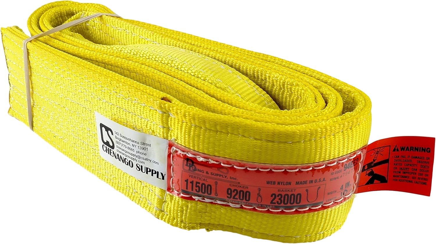 DD Sling (USA Made). Many Sizes in Listing! 4" x 10', 2 Ply Twisted Eye ...