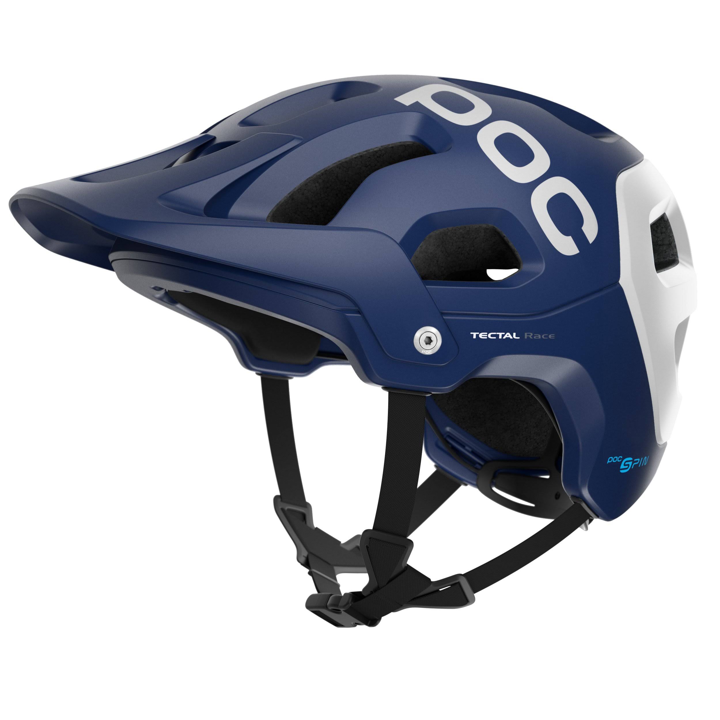 POC Tectal Race Spin Helmet Lead Blue/Hydrogen White XL/XXL - cintiapoker