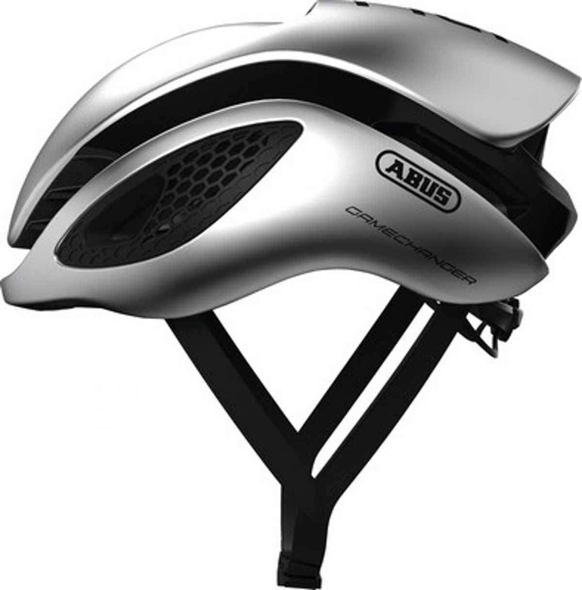 Abus Gamechanger Helmet Large Gleam Silver - cintiapoker