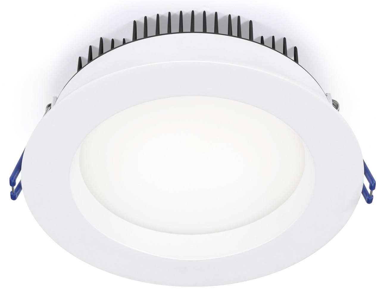 Lotus LED Lights Regressed Plenum 6 inch Round LED Trim - Color: White ...